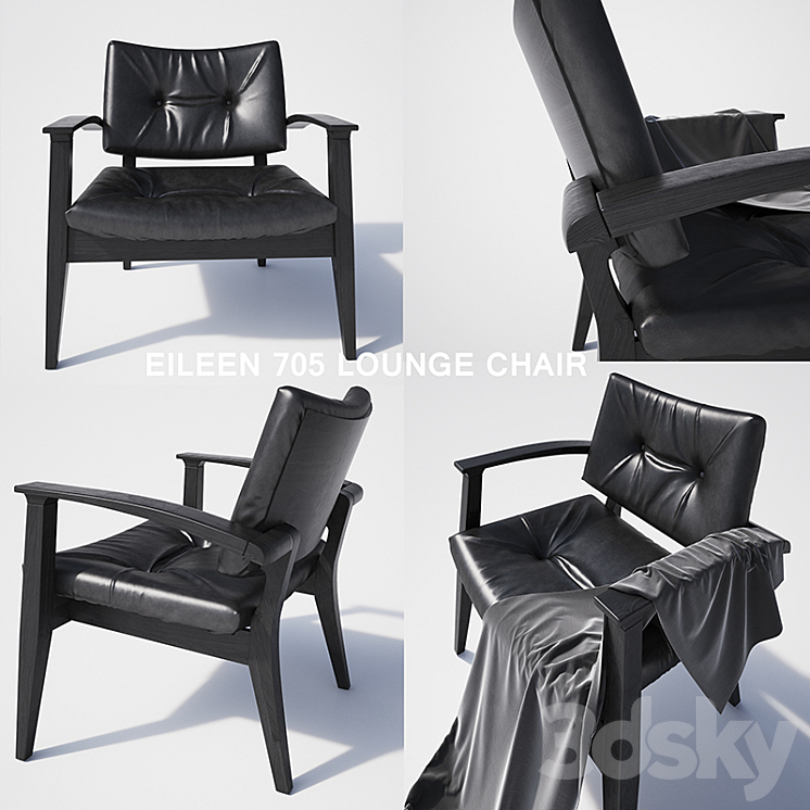 EILEEN 705 LOUNGE CHAIR 02 - Arm chair - 3D model