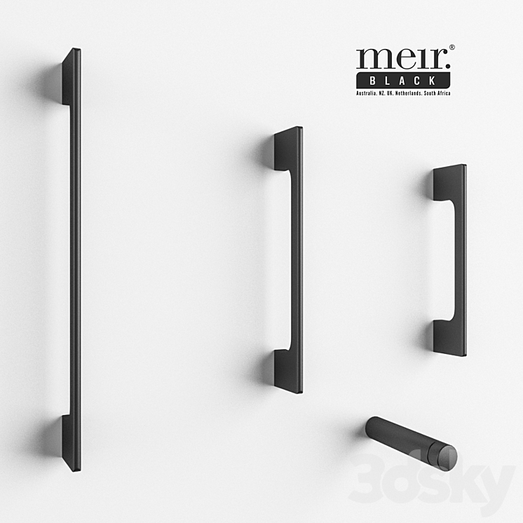 Meir_Black_set_14 - Doors - 3D model