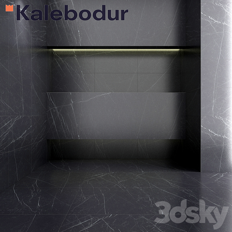 KALEBODUR MARMI MARQUINA - Tile - 3D model
