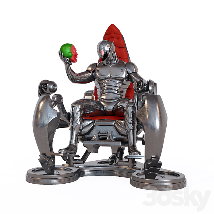 Classic Ultron on Throne - Miscellaneous - 3D model