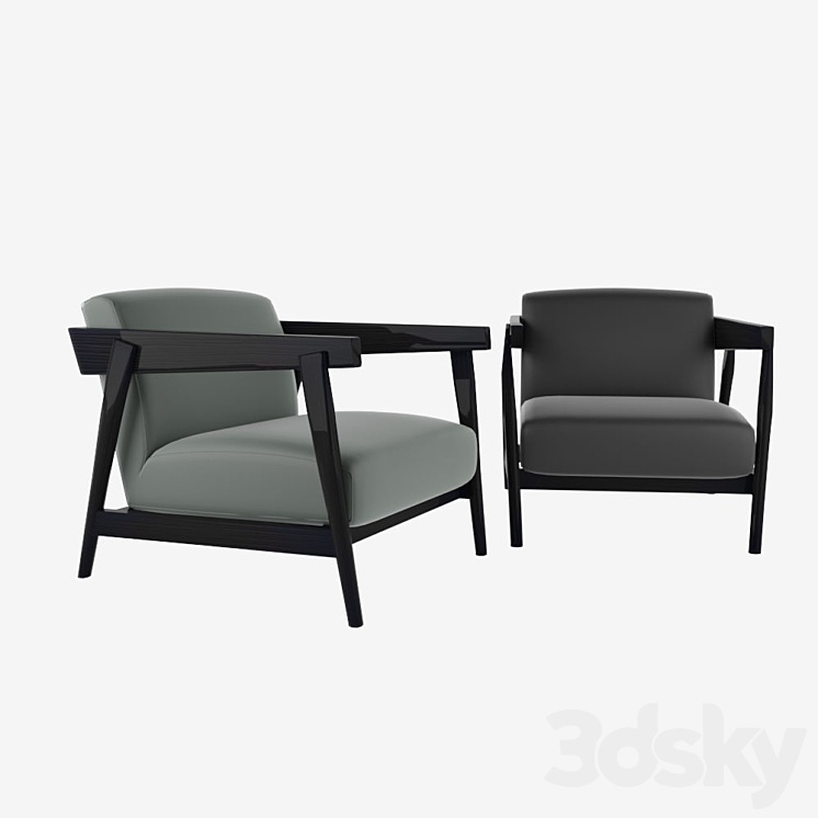 Gervasoni Armcheir - Arm chair - 3D model