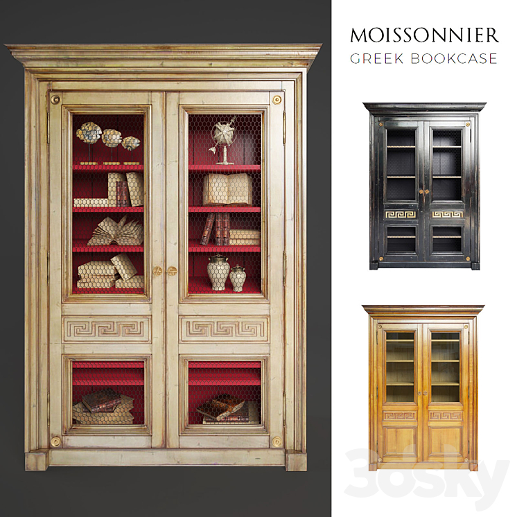 MOISSONNIER GREEK BOOKCASE - Wardrobe & Display cabinets - 3D model
