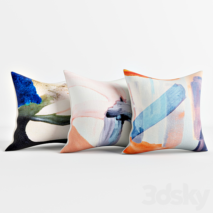 Pillow Set 006 - Pillows - 3D model