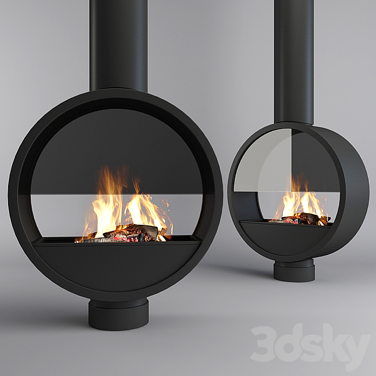 Fireplace BOLEY BV 997 - Fireplace - 3D model