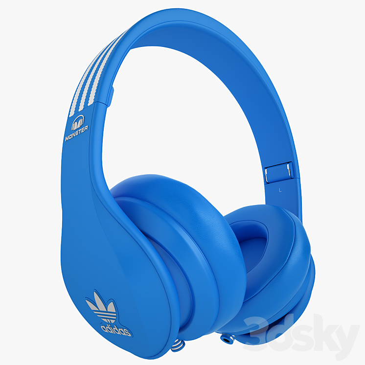 Monster Adidas Originals Over-Ear - Audio tech - 3D model