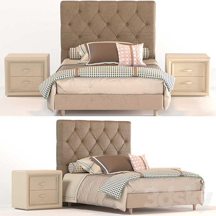 Halley Love Love 41 LL - Bed - 3D model