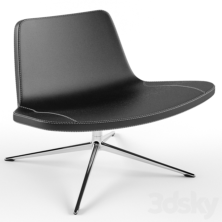 Hay Ray Lounge - Chair - 3D model