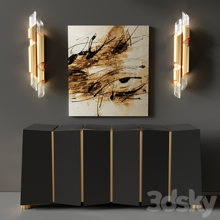 Buffet SIDEBOARD LUXXU DARIAN - Sideboard & Chest of drawer - 3D model