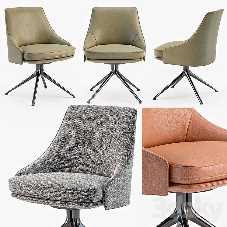 Poliform Stanford chair - Chair - 3D model