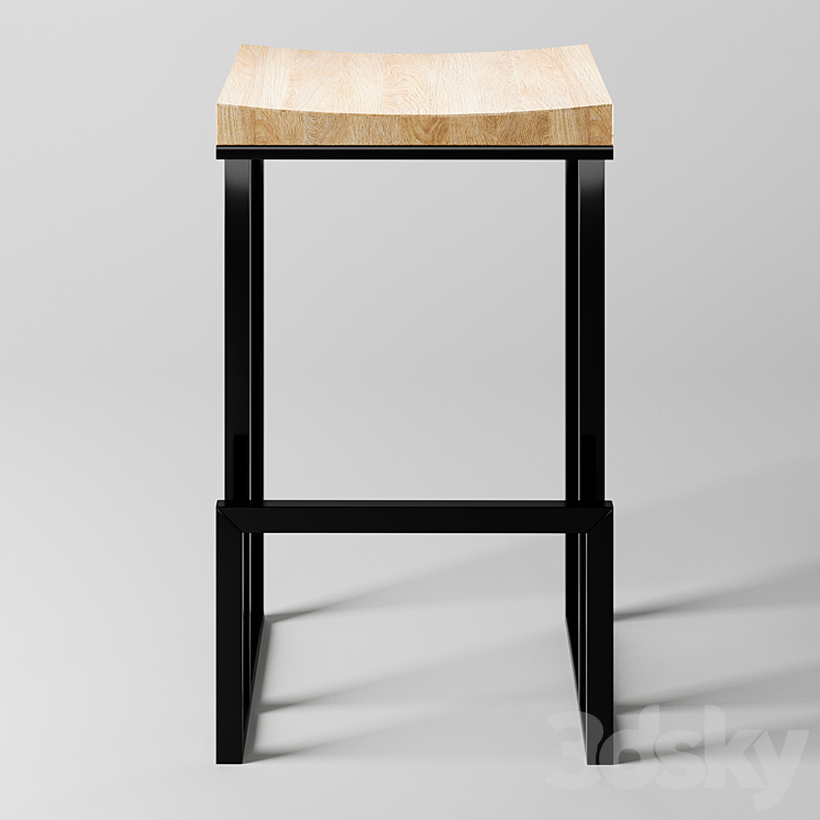 OM Bar Stool FC-30 - Chair - 3D model