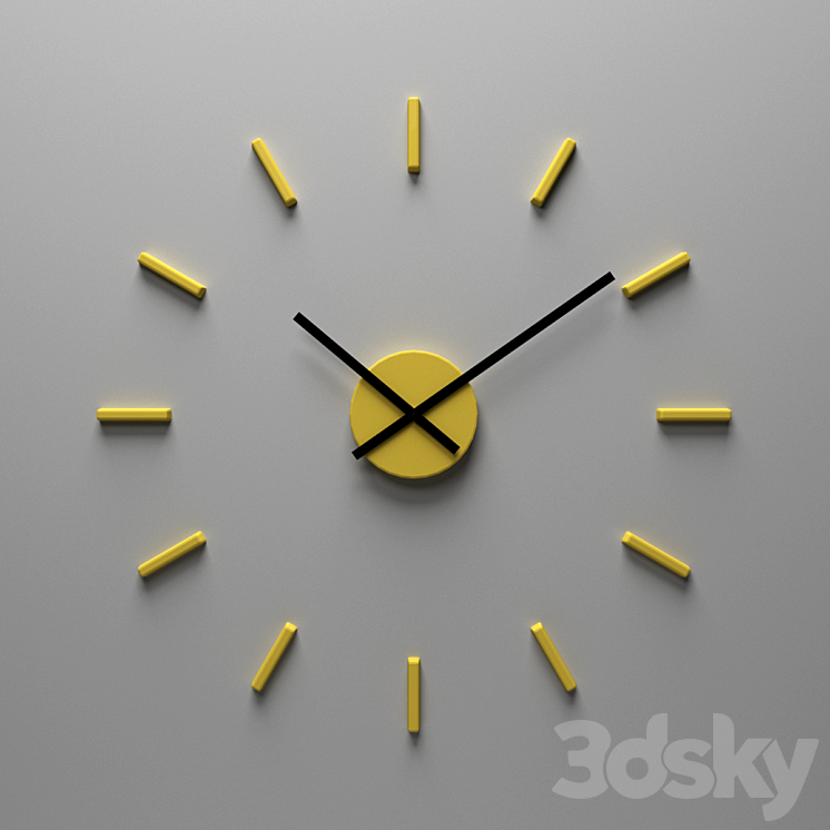 sun clock - Watches & Clocks - 3D model