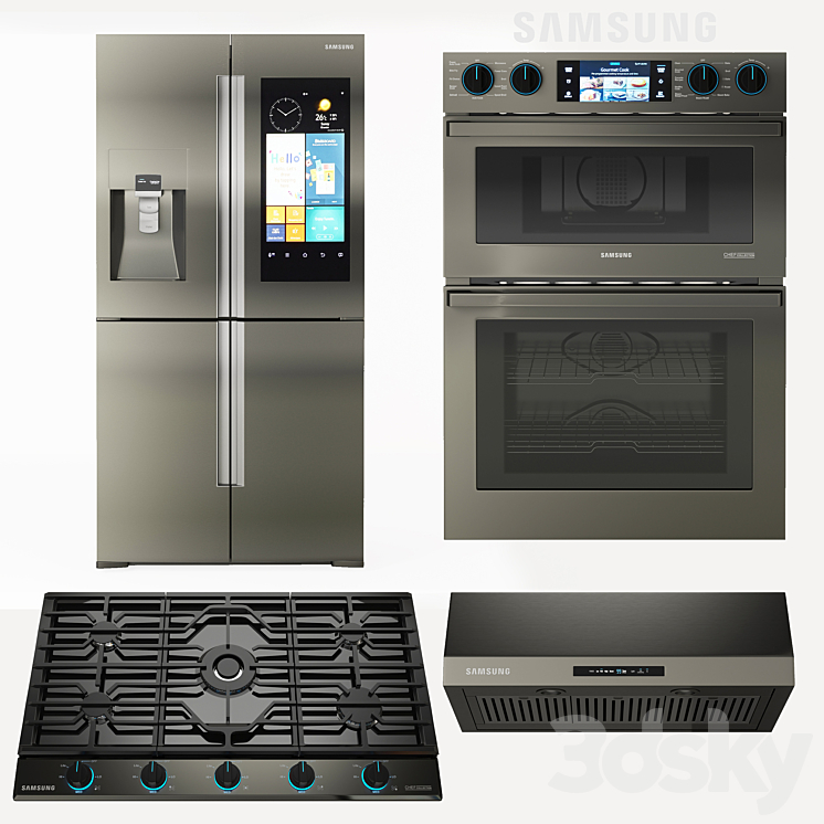 Samsung Kitchen Set - Kitchen appliance - 3D model