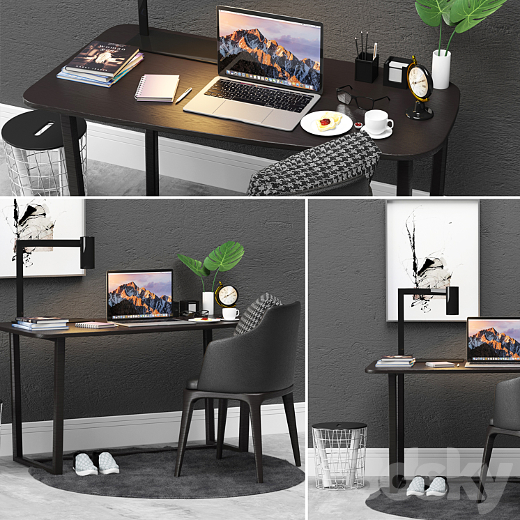 Office Concorde Poliform - Office furniture - 3D model