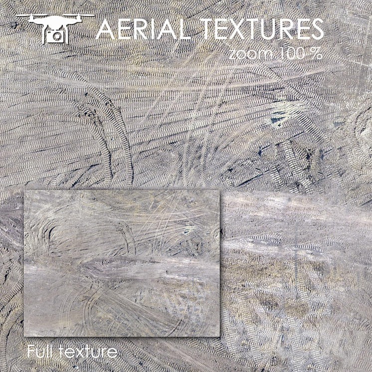 Aerial texture 11 - Natural materials - 3D model
