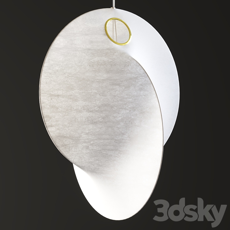 Flos Overlap Suspension 1 - Pendant light - 3D model
