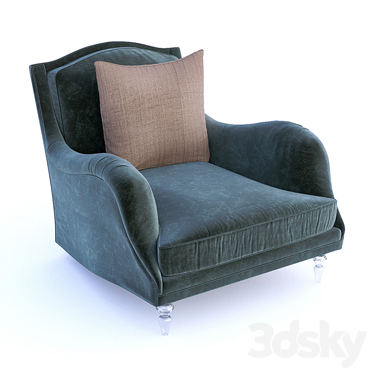 Caracole Fancy Footwork Chair - Arm chair - 3D model