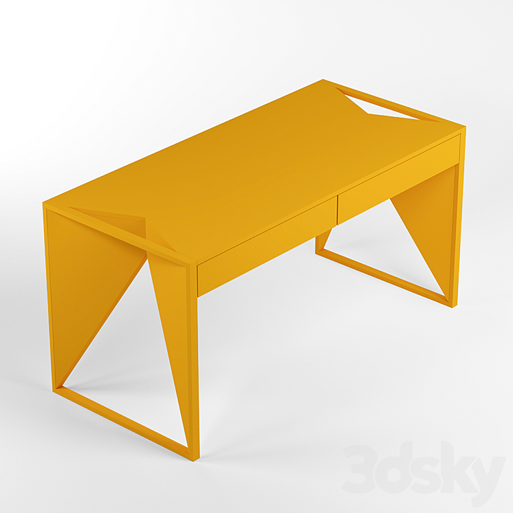 Origami table - Table - 3D model