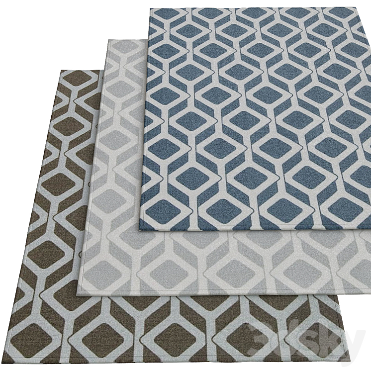 Enhance Cadet Blue - Carpets - 3D model