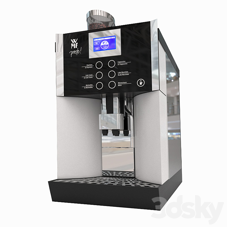 Coffee machine WMF Presto - Kitchen appliance - 3D model