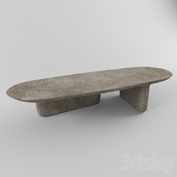 Rustic Stone table - Table - 3D model