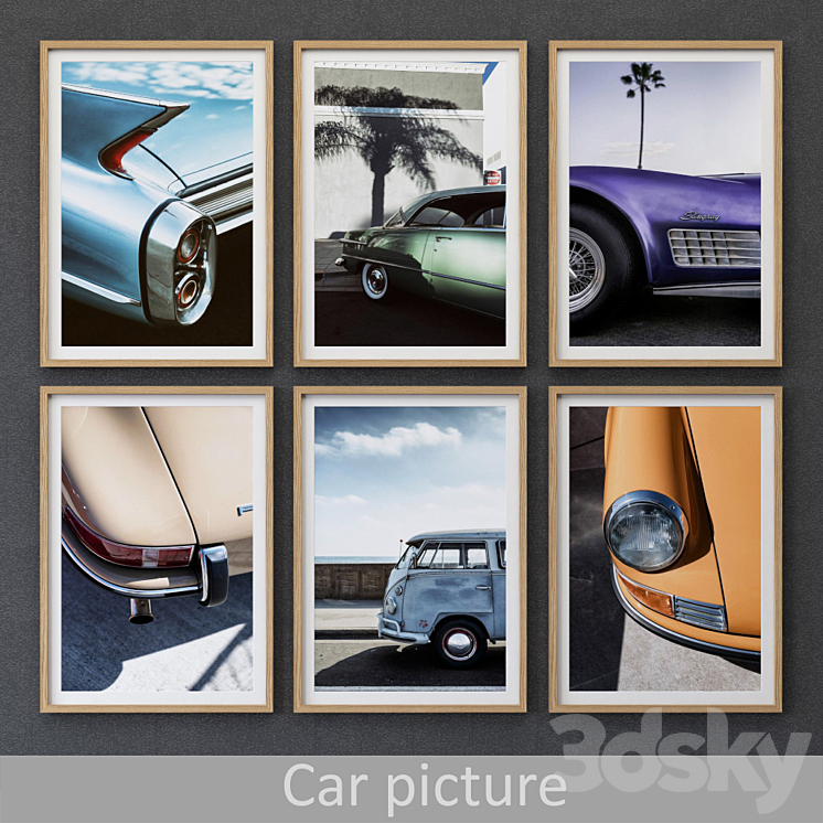 Car picture - Frame - 3D model