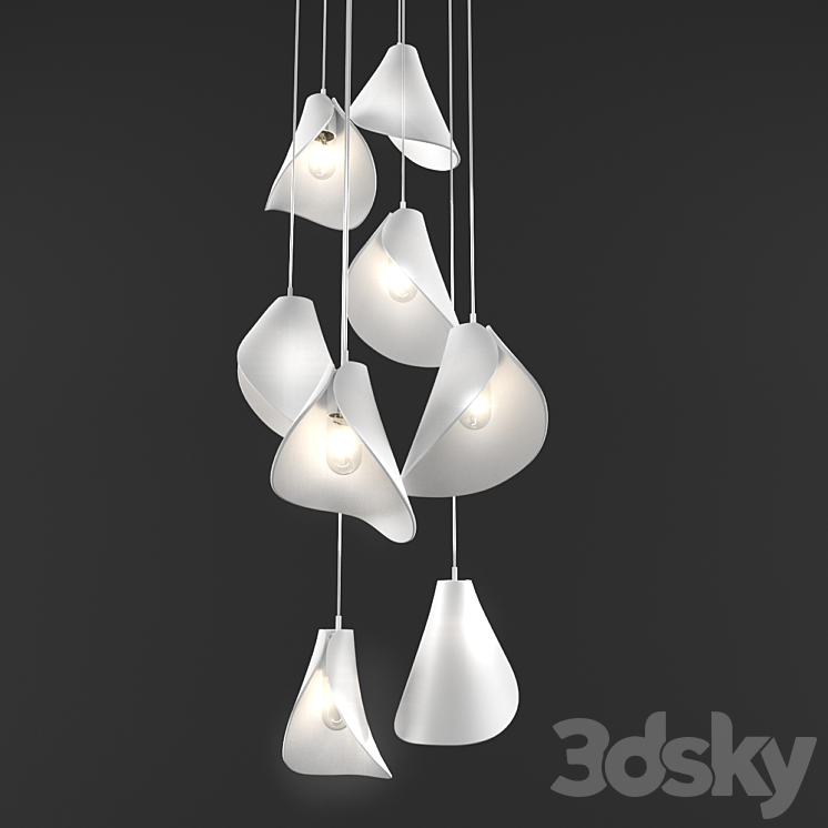 Gamadecor PAPPARDELLE - Pendant light - 3D model