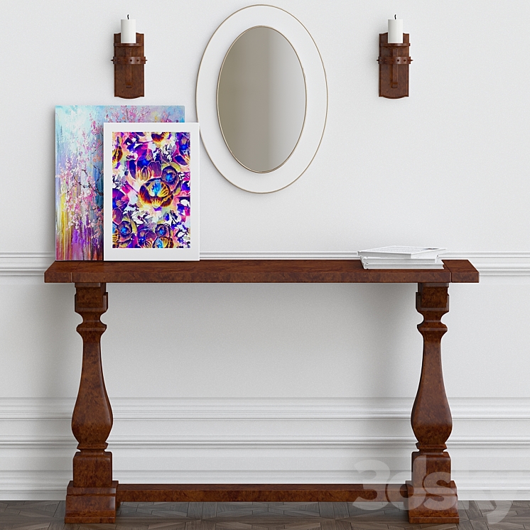 WayFair Adrienne Console Table - Console - 3D model