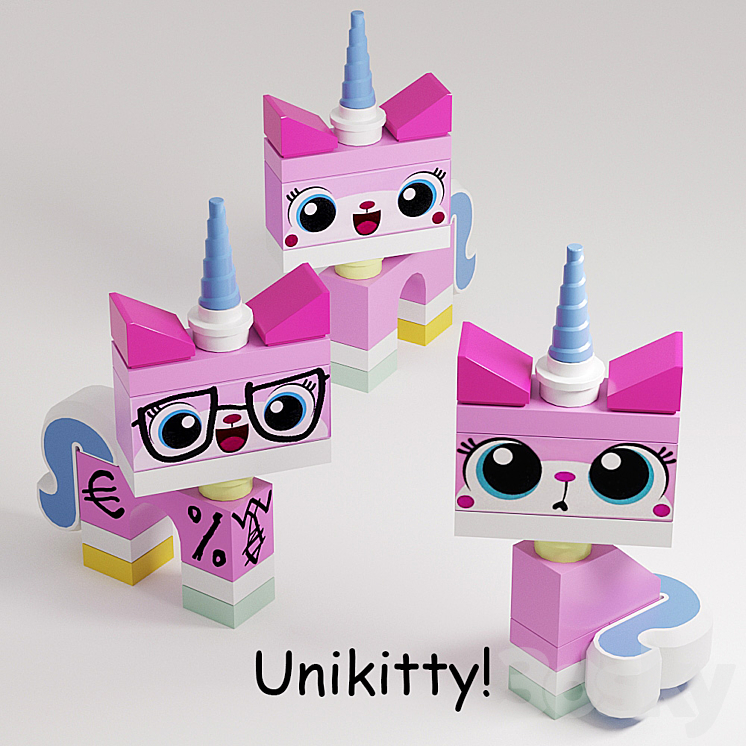 Unikitty - Toy - 3D model