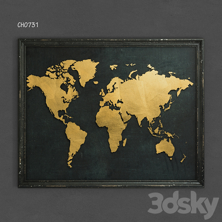 Pictures set "Maps" - Frame - 3D model