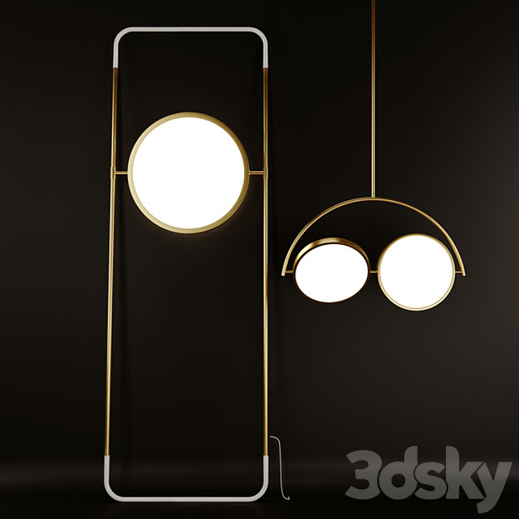Bolia Light set - Pendant light - 3D model