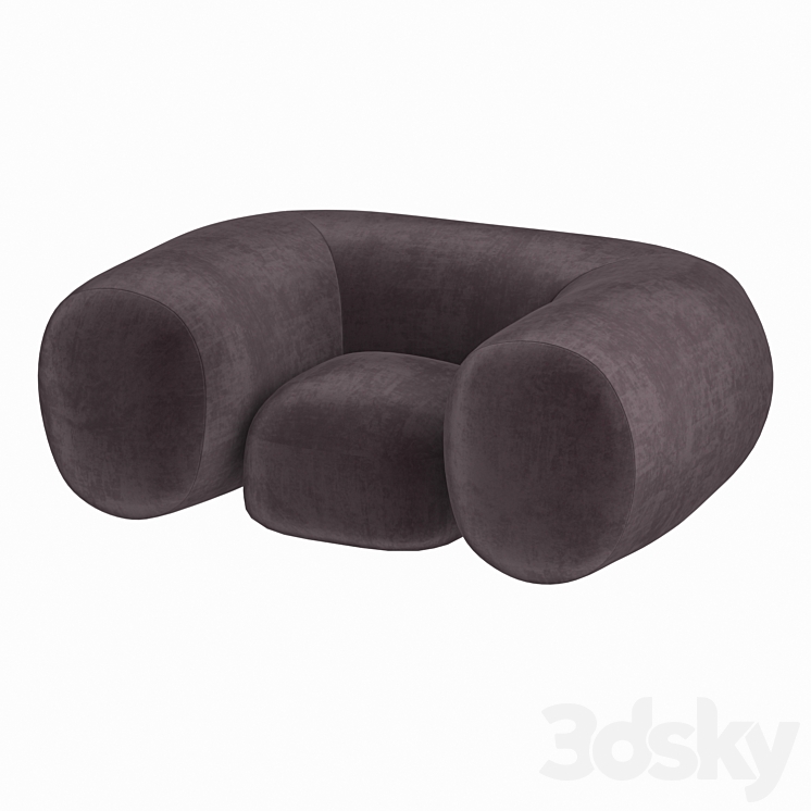 Mollo chair - Arm chair - 3D model