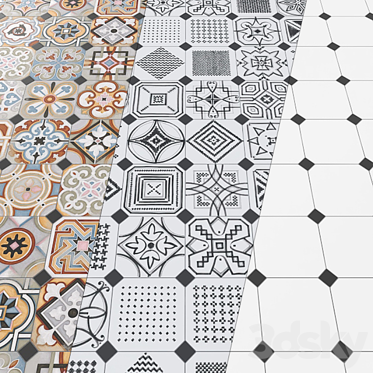 Tile Vives Vodevil. - Tile - 3D model