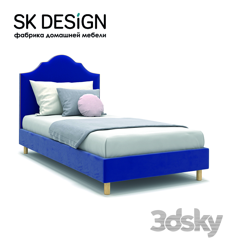 sk design - Bed - 3D model