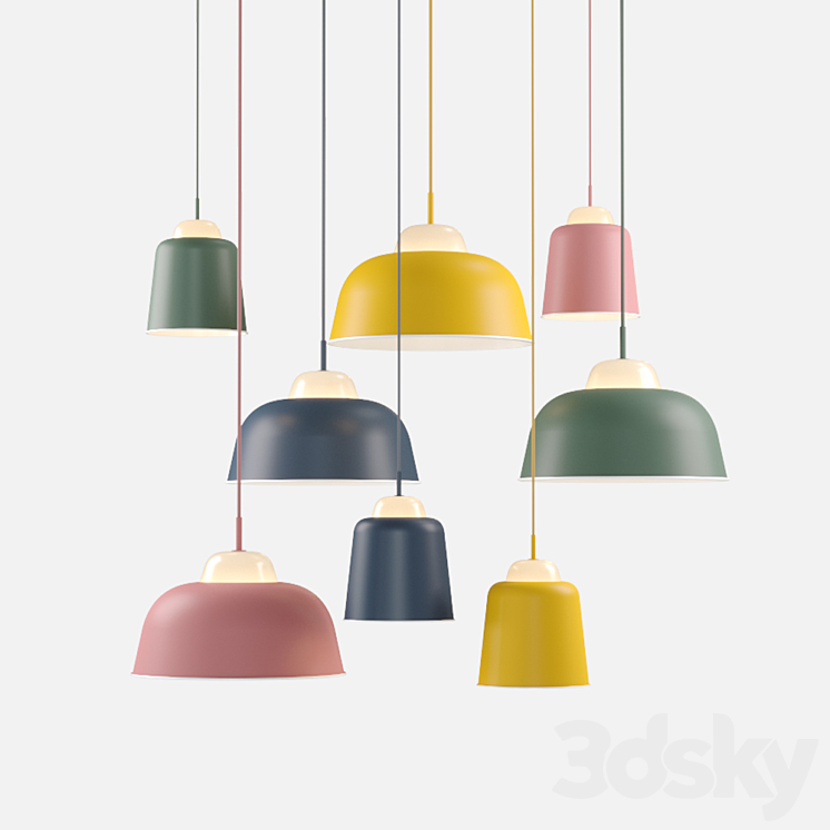 YM LAMPATRON GLOW - Pendant light - 3D model