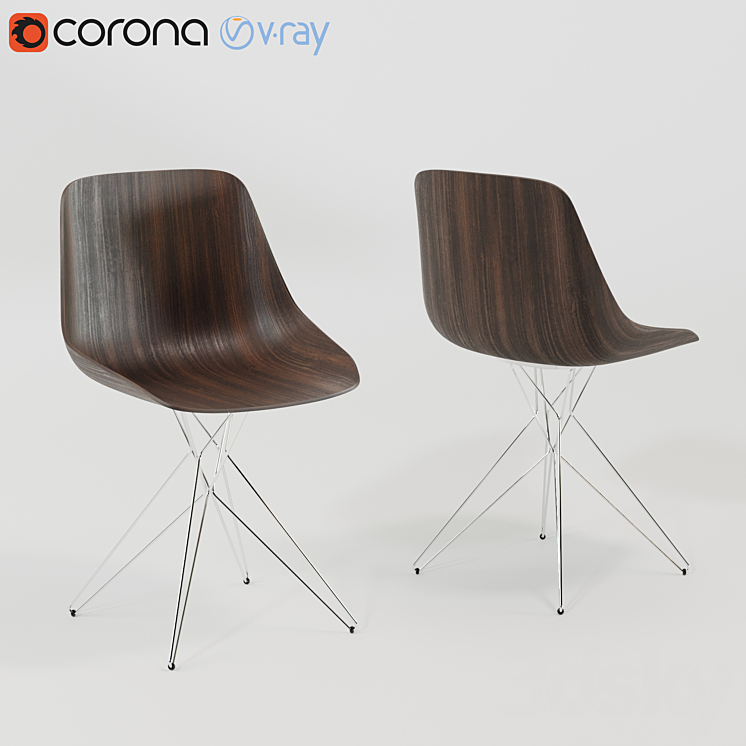 Poliform Harmony Chair - Chair - 3D model