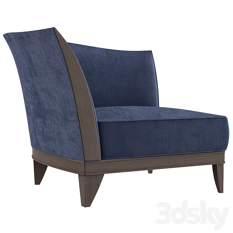 Philipp Selva 1061 Vendome - Arm chair - 3D model
