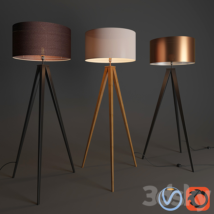 Floor lamp - Floor lamp - 3D model