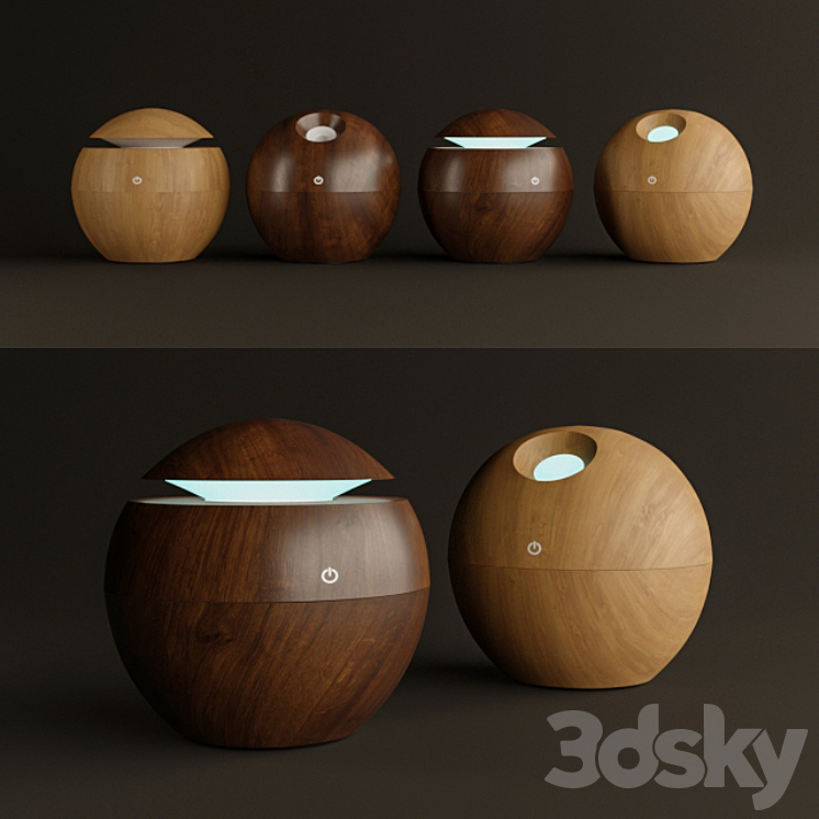Wooden ball diffuser - Miscellaneous - 3D model