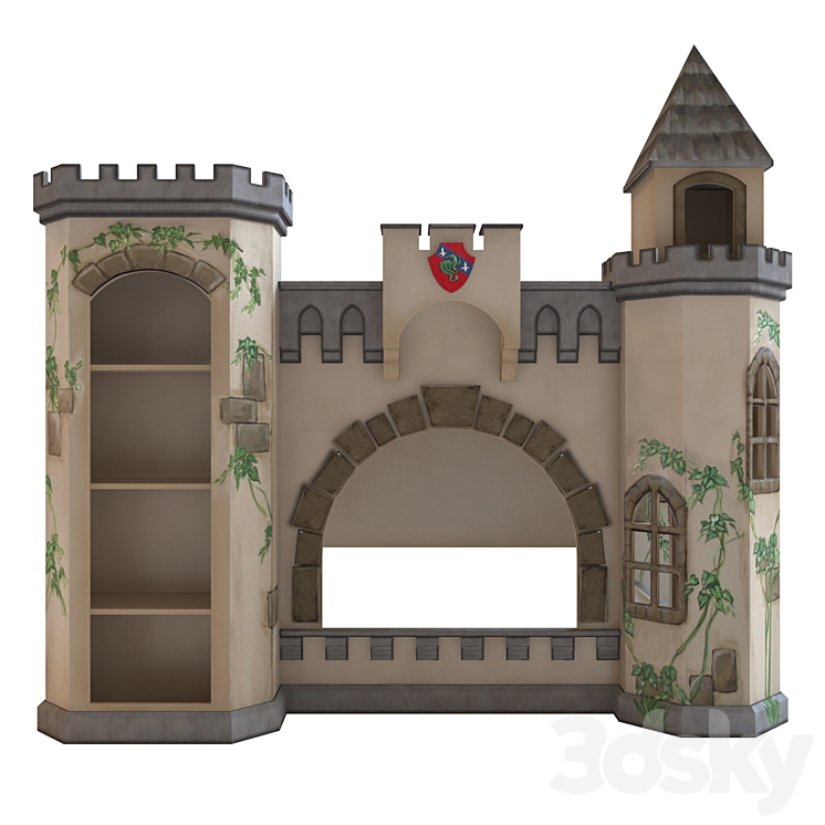children's lodge (bed) Norwich Castle - Miscellaneous - 3D model