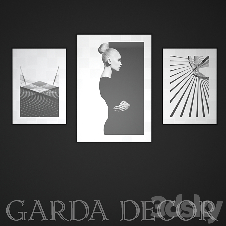 Posters Garda Decor - Frame - 3D model