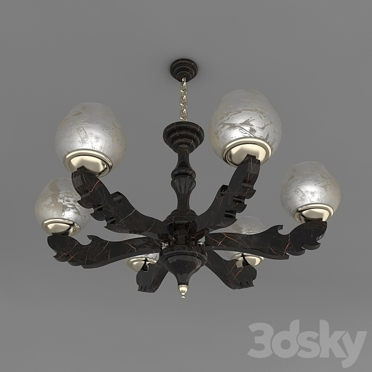 Decorative Classic Ceiling Light - Pendant light - 3D model
