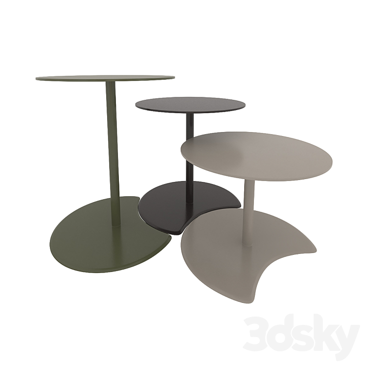 TRIBU - Drops Side Table - Table - 3D model