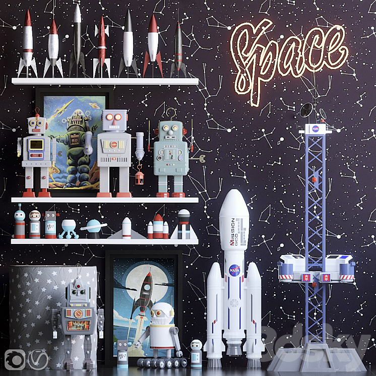 Toys Space - Toy - 3D model