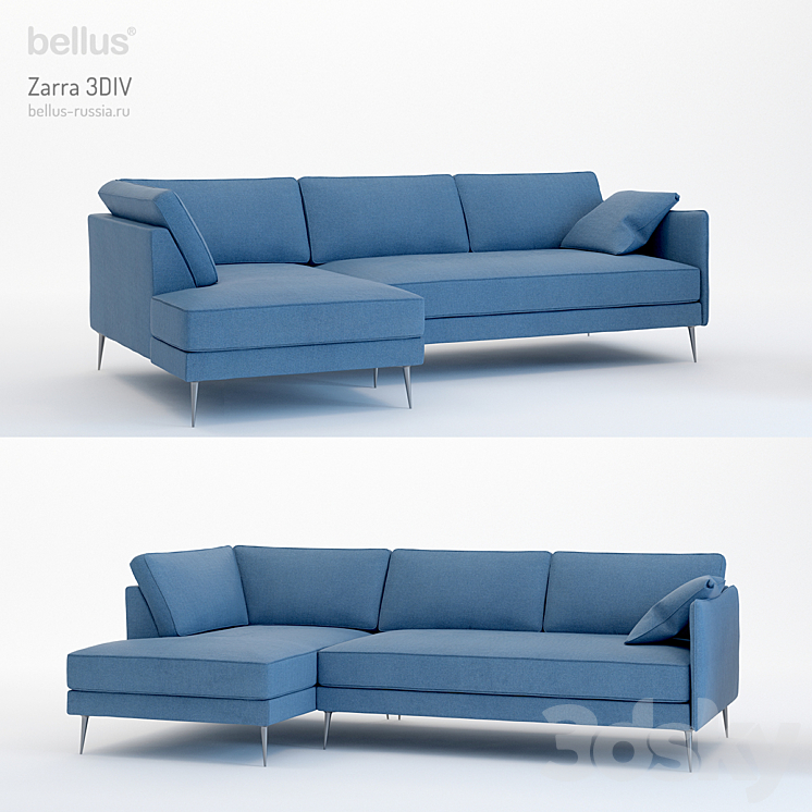 Bellus Zarra 3DIV - Sofa - 3D model