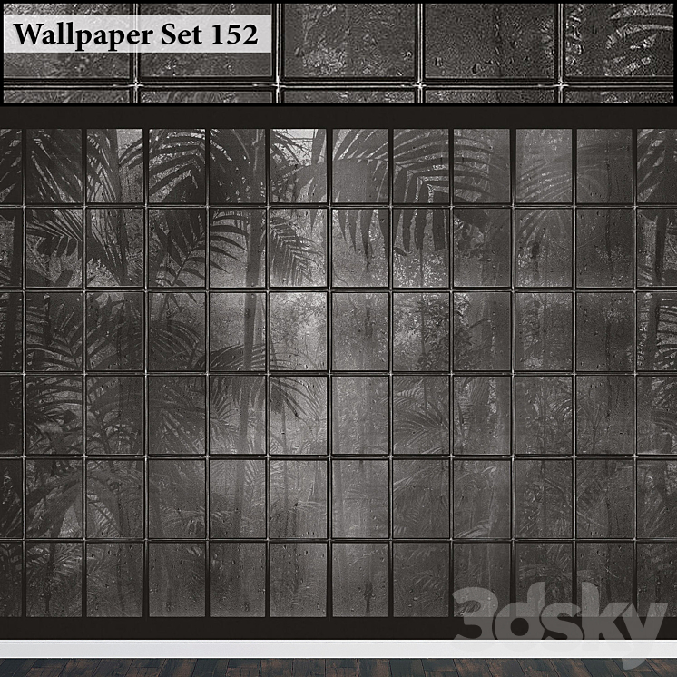 Wallpaper 152 - Wall covering - 3D model