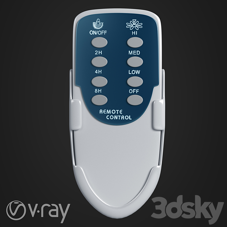 Fan Remote Control - Household appliance - 3D model