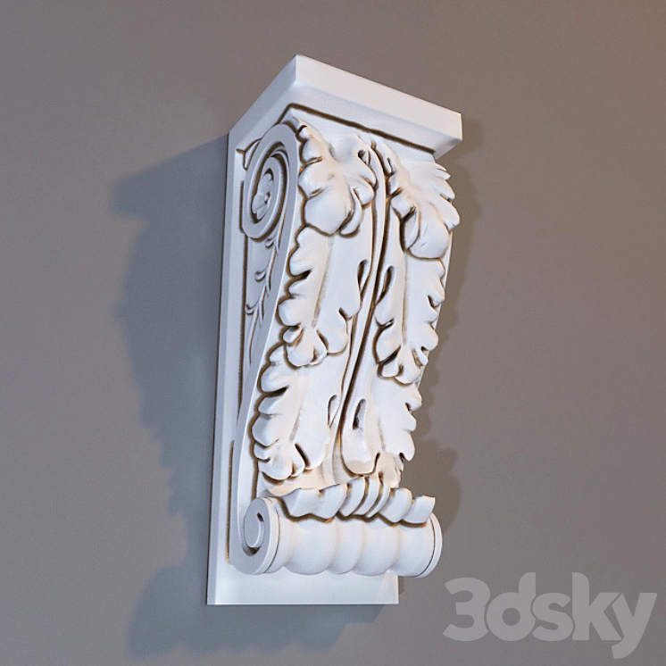 Bracket: Europlast 1.19.004 - Decorative plaster - 3D model