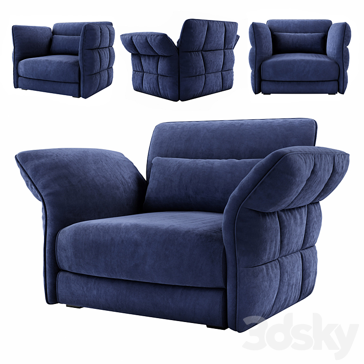 Cierre Eva Due armchair - Arm chair - 3D model
