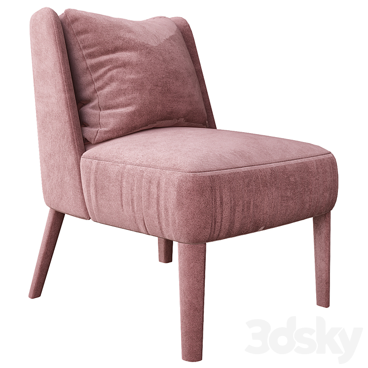 CECILE By Meridiani - Arm chair - 3D model