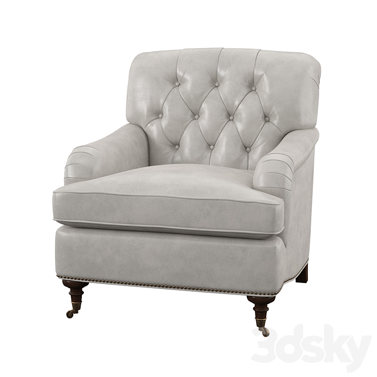 Devan Club Chair - Arm chair - 3D model